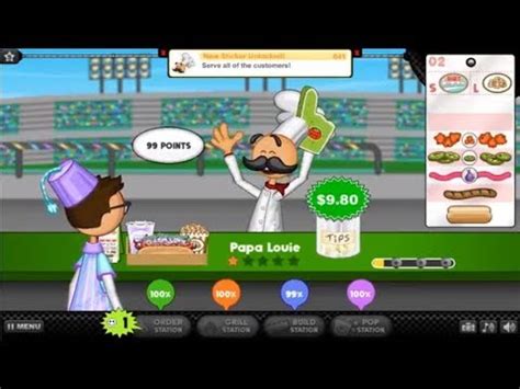Papas Hot Doggeria Hd Unlocking Papa Louie Youtube