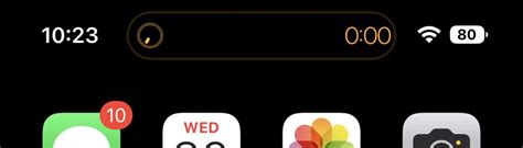 dynamic islander stuck on timer r iphone