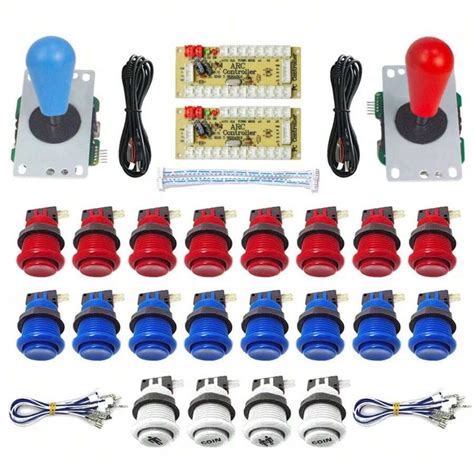 arcade 2 player zero delay kit mando arcade usb encoder to pc rasberry