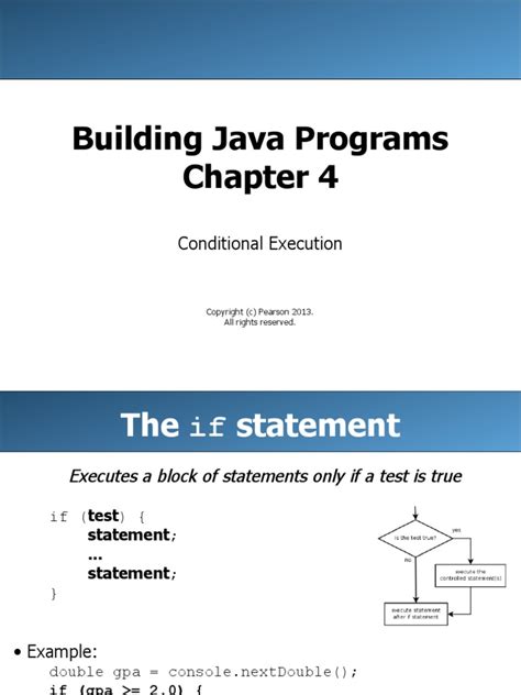 Building Java Programs Conditional Execution Pdf Body Mass Index