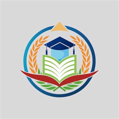Premium Vector Educational Logo Icon Vector Illustration