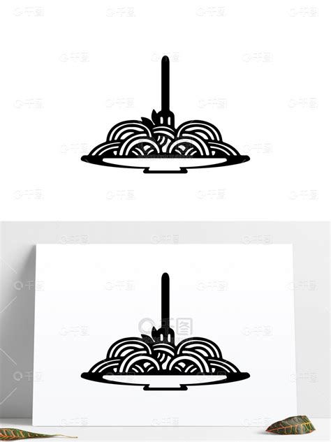 简笔画免抠元素 餐饮行业面条线条简笔画 素材免费下载 1571像素 Eps格式 编号70845821 千图网