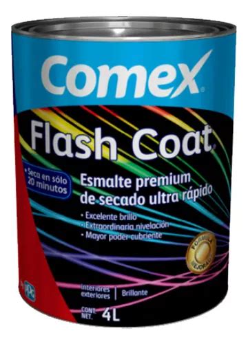 Pintura Esmalte Flash Coat Blanco 4 L Multisuperficies Mercadolibre