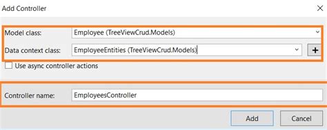 CRUD In Kendo TreeList View Using ASP NET WEB API