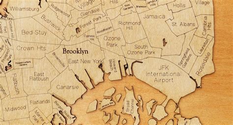 We Are A Tiny Business Based In Brooklyn That Makes Wood Burnt Maps