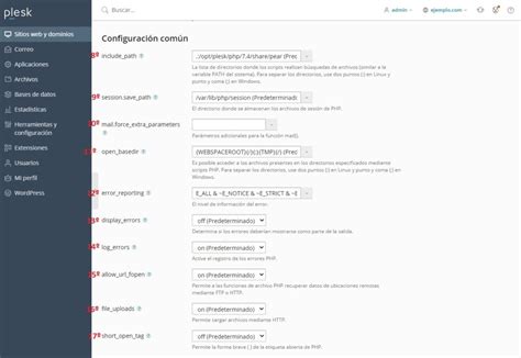 C Mo Cambiar O Modificar Variables De Php En Un Dominio Con Plesk