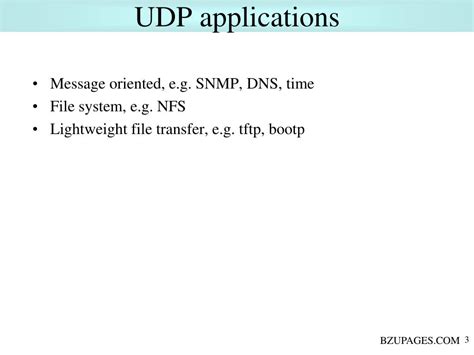 PPT User Datagram Protocol UDP PowerPoint Presentation Free Download ID