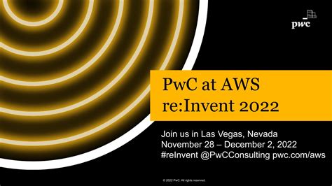 Siva Shanmugasundaram On Linkedin Join Pwc At Reinvent 2022