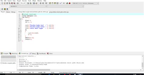Tutorial C Contoh Program Sederhana Menggunakan Pengulangan While Tutorial Belajar Coding