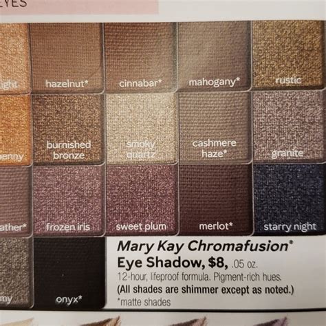 Mary Kay Makeup 32 Mary Kay Chromafusion Eye Shadow Poshmark