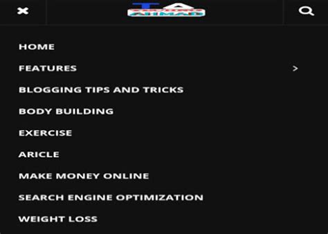 how to create simple stylish drop down navigation menu in blogger