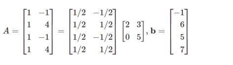 Solved In Exercises 15 And 16 Use The Factorization A QR Chegg Com