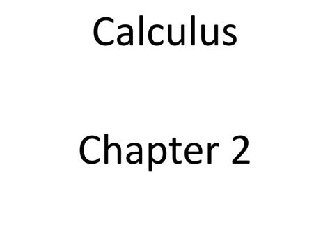 PPT Calculus PowerPoint Presentation Free Download ID 4004427