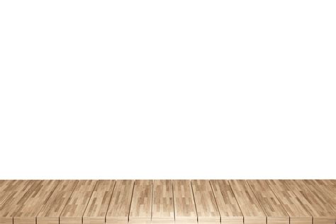 Wooden Table Wood Table Top Front View 3d Render Isolated 16589436 PNG