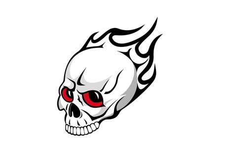 Evil Skull Character 11154382 Vector Art At Vecteezy