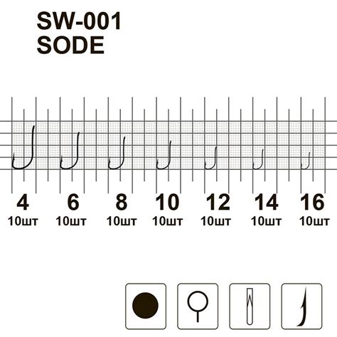 Купить крючки Minimax Sode Sw 001 Фишингмаркет