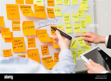 Brainstorming Brainstorm Strategy Workshop Business Note Notes Sticky