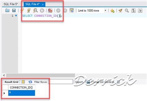 德瑞克SQL Server 學習筆記 MySQL 使用CONNECTION ID 查詢目前連線的連線識別碼