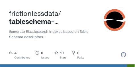 GitHub Frictionlessdata Tableschema Elasticsearch Py Generate Elasticsearch Indexes Based On