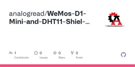 GitHub Analogread WeMos D Mini And DHT Shiel AT D