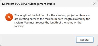 Ssms SQL Server Management Studio 19 Cannot Create Project Files With