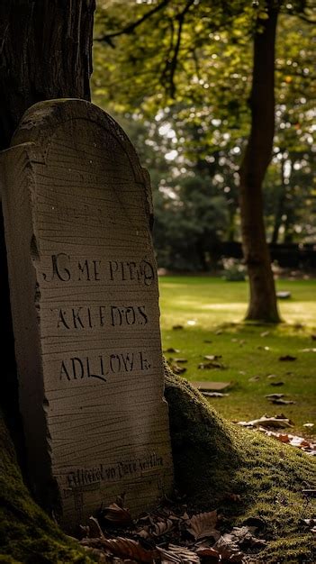 Premium Photo A Grave With A Rip Written