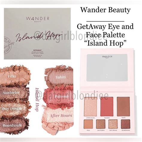 Wander Beauty Makeup Wander Beauty Getaway Eye And Face Palette