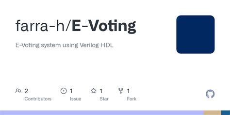 Github Farra He Voting E Voting System Using Verilog Hdl
