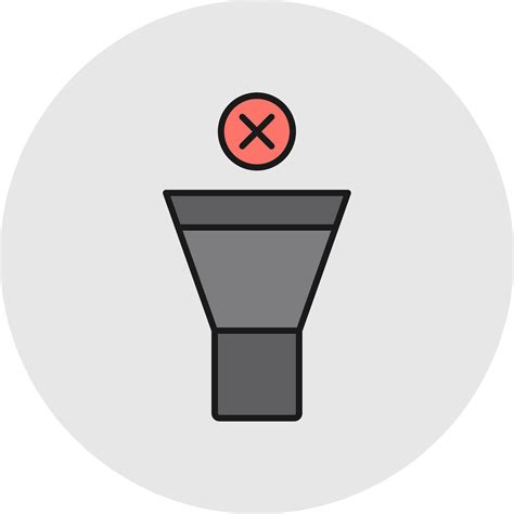 Mute Line Filled Light Circle Icon 38977016 Vector Art At Vecteezy