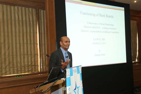 Deepak Amin Delivers A Talk At Rbi Light