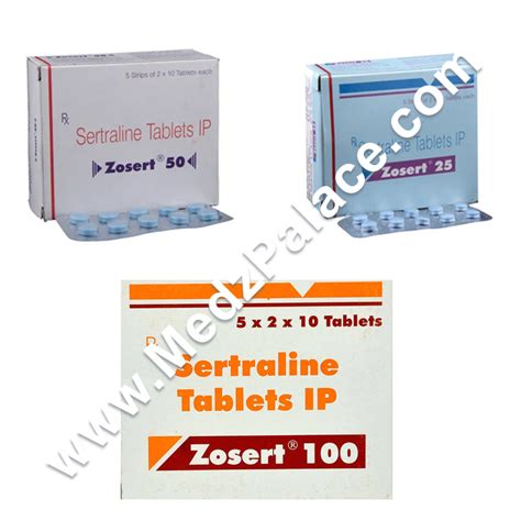 Buy Zosert Tablets Uses Side Effects Dosage Medzpalace