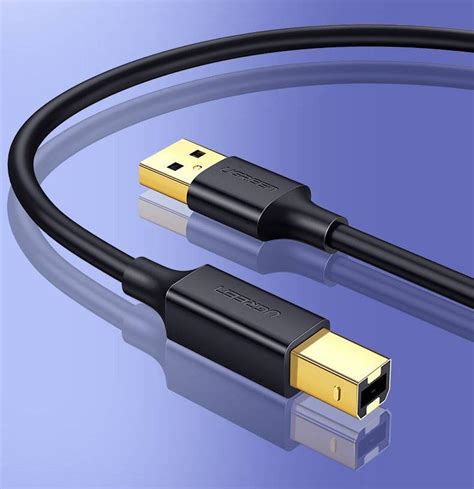 Ugreen Usb Type B Printer Cable Male Usb 2 0 Male 480 Mbps 1 5 M Black Us135 10350