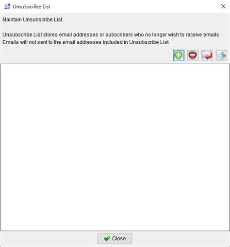 Unsubscribe List Robomail Mass Mail Software User Guide