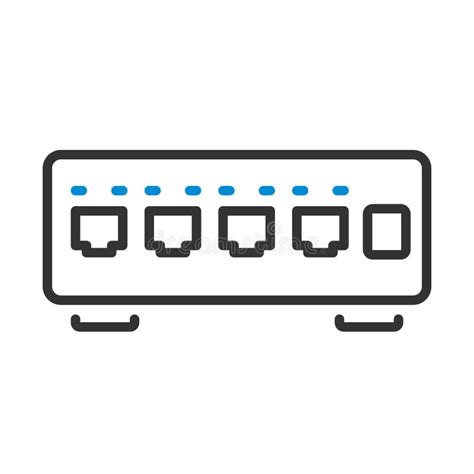 Ethernet Switch Icon Stock Vector Illustration Of Cable 247870251