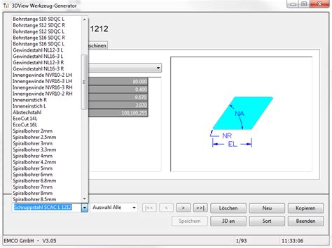 CNC Simulation Win D View EMCO Lathes And Milling Machines For CNC Turning And Milling
