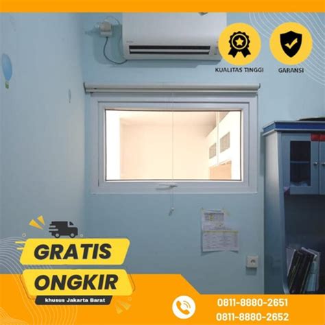 Jual Jendela Jungkit Upvc 1 Daun Merk Conch Ukuran 60x40 Hitam Jakarta Barat Tri Mega