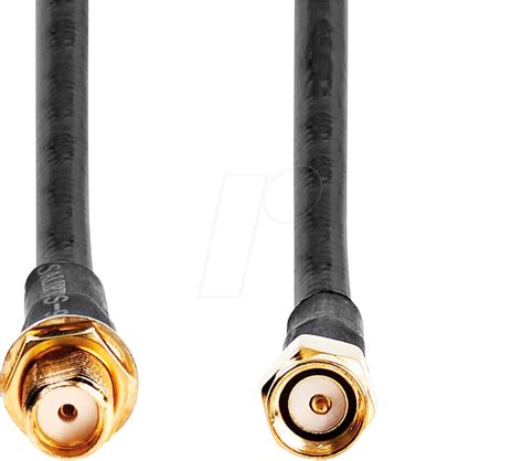 N Csgl02400bk100 Antenna Cable Sma Plug Sma Socket 1 M At Reichelt