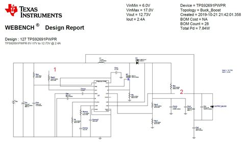WEBENCH Tools TPS Q Help With Clarification Of Incomplete Webench Schematic Power