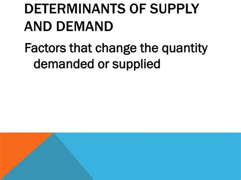 Ppt Determinants Of Supply And Demand Powerpoint Presentation Free Download Id 2864545