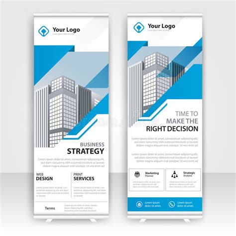 Unique Business Strategy Banners Showcasing Modern Design For Corporate
