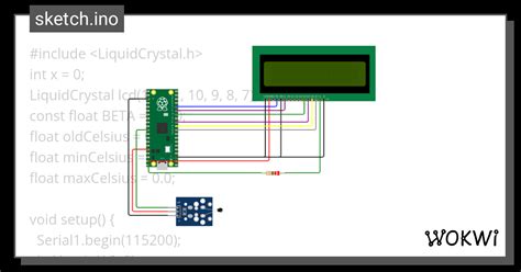 Temp Display Wokwi Esp32 Stm32 Arduino Simulator
