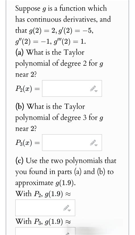 Solved Suppose G Is A Function Whichhas Continuous Chegg