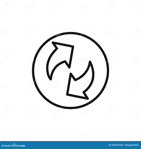 Synchronization Icon Vector Set Collection For Web Stock Illustration Illustration Of Symbol