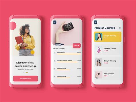 E Learning Application Ui Kit 3 By Marwan Samir On Dribbble