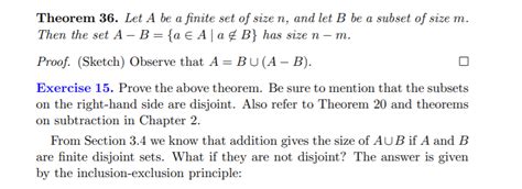 Solved Question On Exercise 15 Theorem 20 And Theorem 26