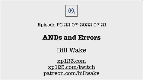 Pc 22 07 Ands And Errors Parser Combinators Youtube