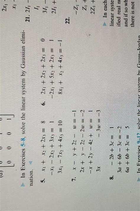 Solved Can You Solve Problem 5 This Is A Linear Algebra