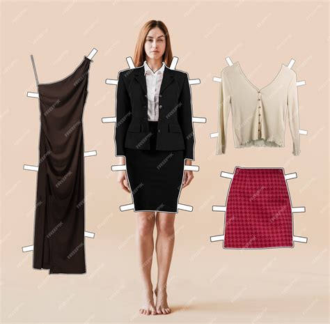 Premium Photo Full Shot Woman Clothing Formality Scale