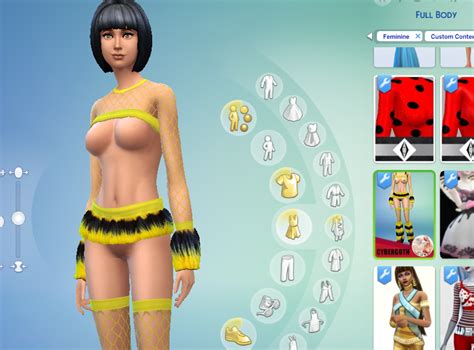 Slutty Cybergoth Dress Downloads The Sims 4 Loverslab