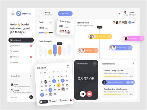 Design Exploration Task Manager Dashboard By Paperpillar On Dribbble